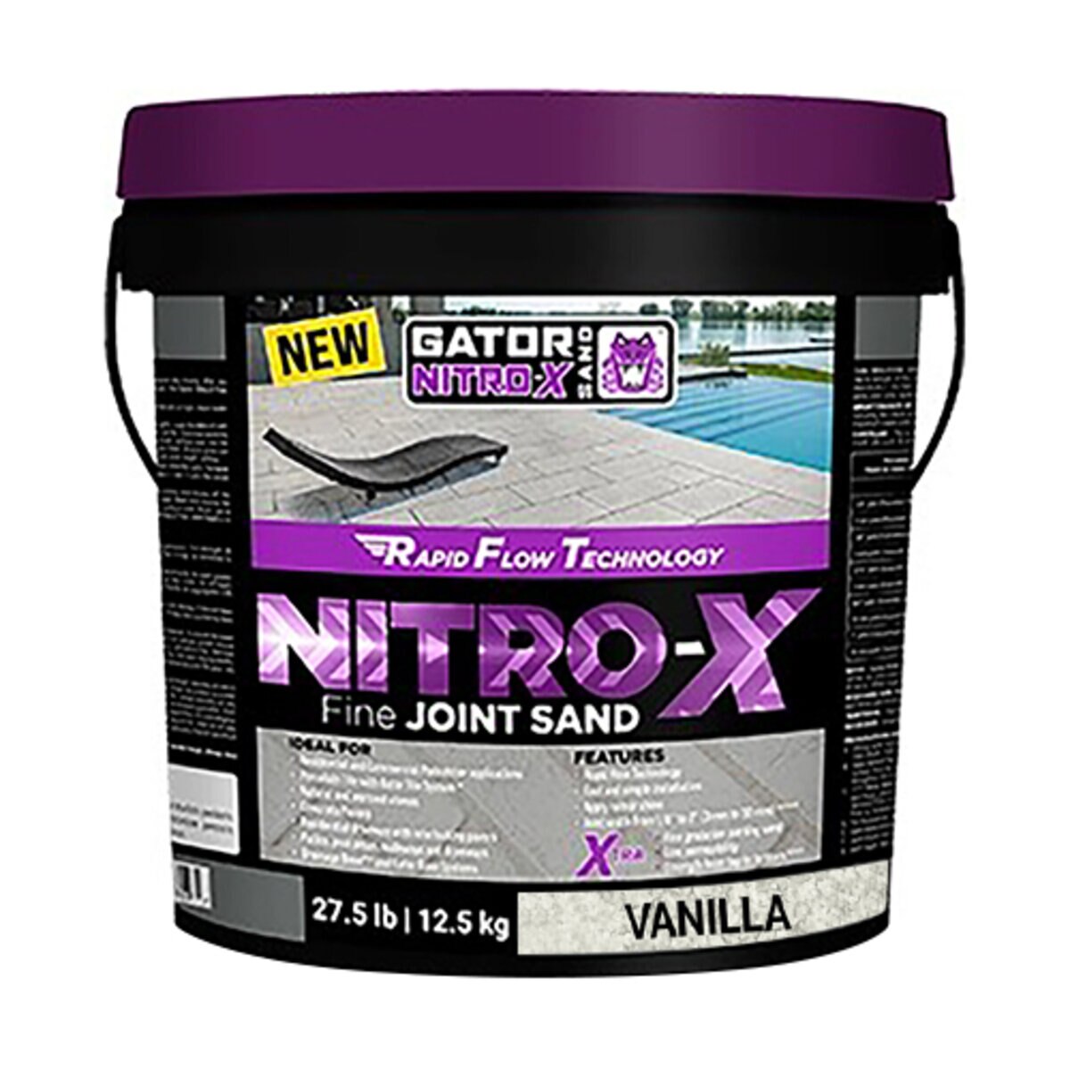 Alliance Gator Nitro X Joint Sand Vanilla 27.5 lb. Pail | SiteOne US